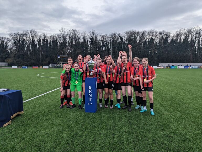 HBHS Under 16 Girls are the Kent Champions - Our Latest News - Herne ...